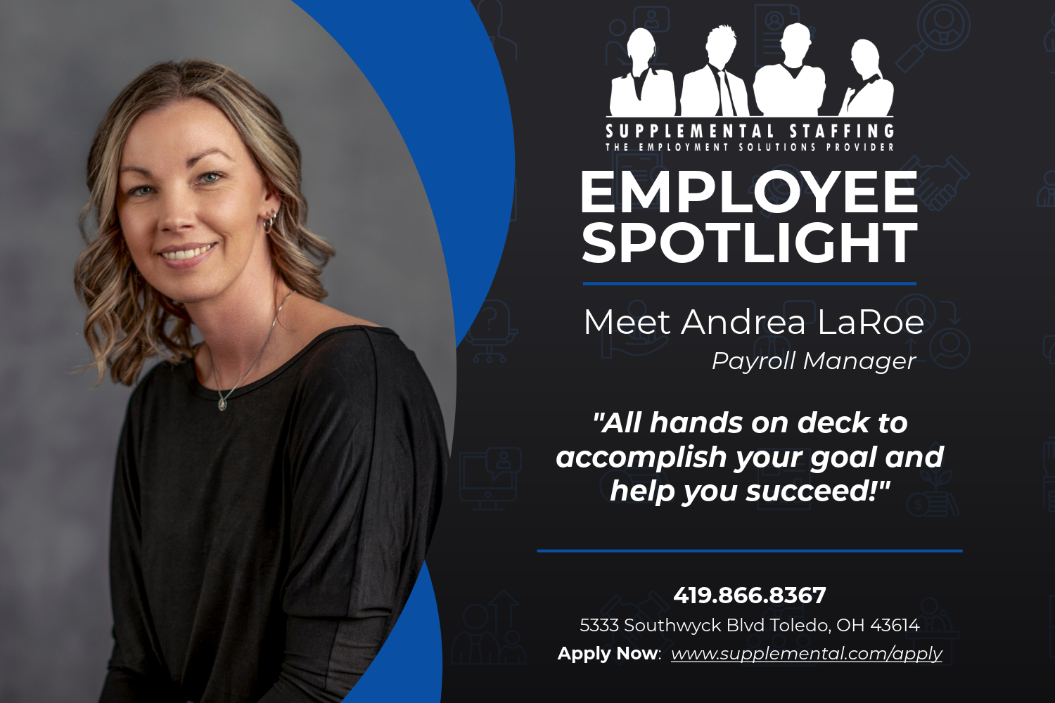 Employee Spotlight: Andrea LaRoe - Blog Post - Your Employment Solution